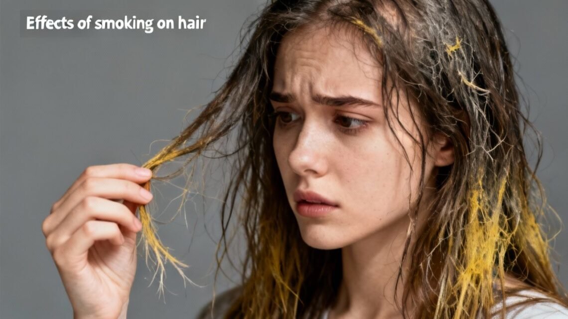O efeito devastador do cigarro nos cabelos vai muito além da queda ...