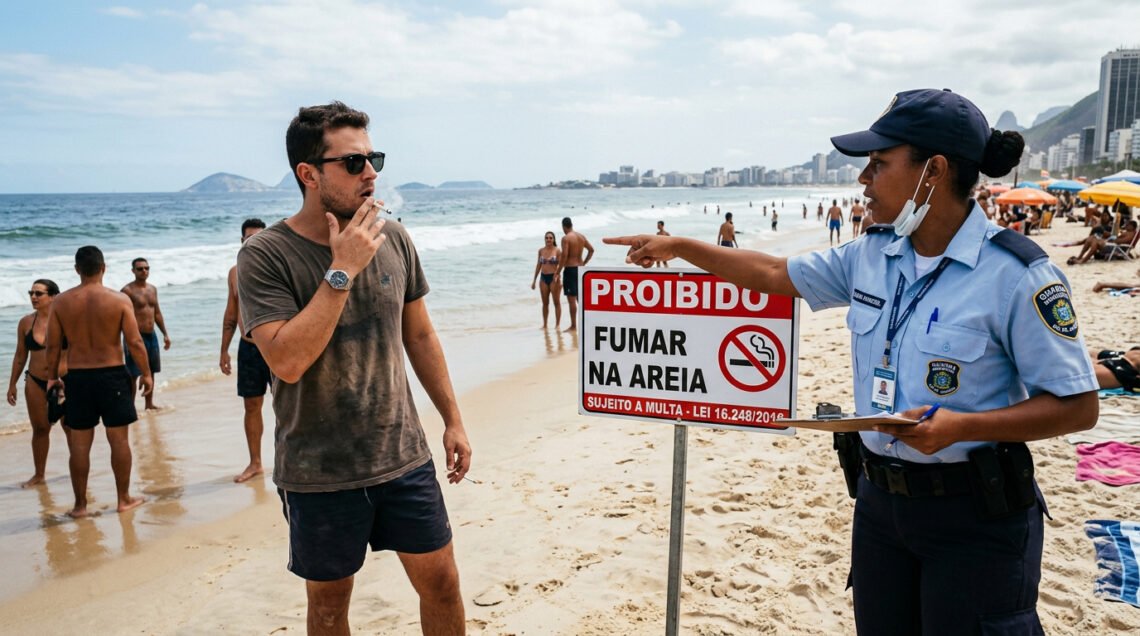 Fumar na praia agora é proibido e quem descumprir paga multa de até R ...